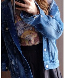 kiiie☺︎｜GUのTシャツ/カットソーを使ったコーディネート - WEAR