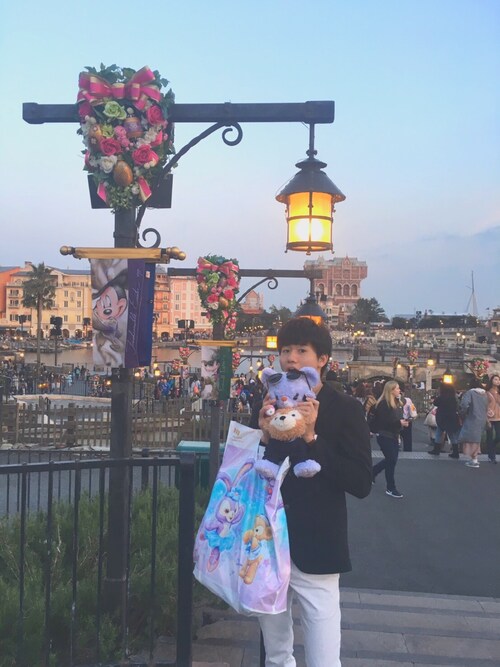 Nagisa Okamoto｜Disneyのポーチを使ったコーディネート - WEAR