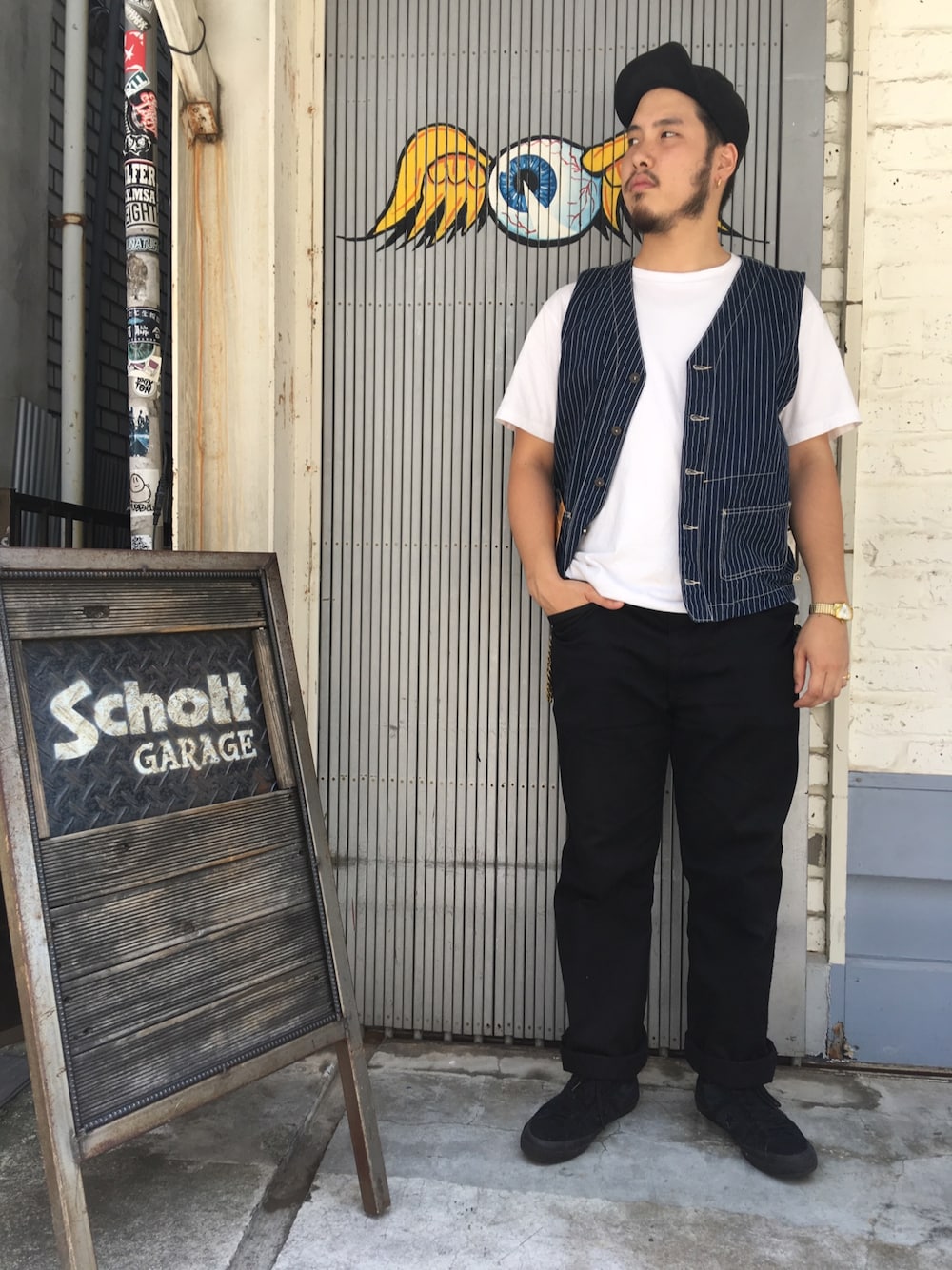 Ryuji Abe(Schott HARAJUKU店)｜schottのベストを使ったコーディネート - WEAR