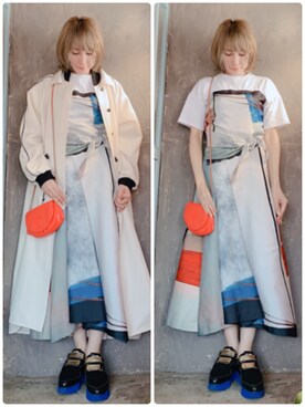 AMERI（アメリ）の「MEDI DRAWING UNEVEN SKIRT（スカート）」 - WEAR