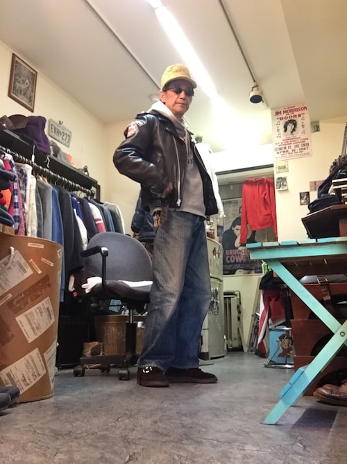 Louis｜Schott N.Y.Cのライダースジャケットを使ったコーディネート - WEAR