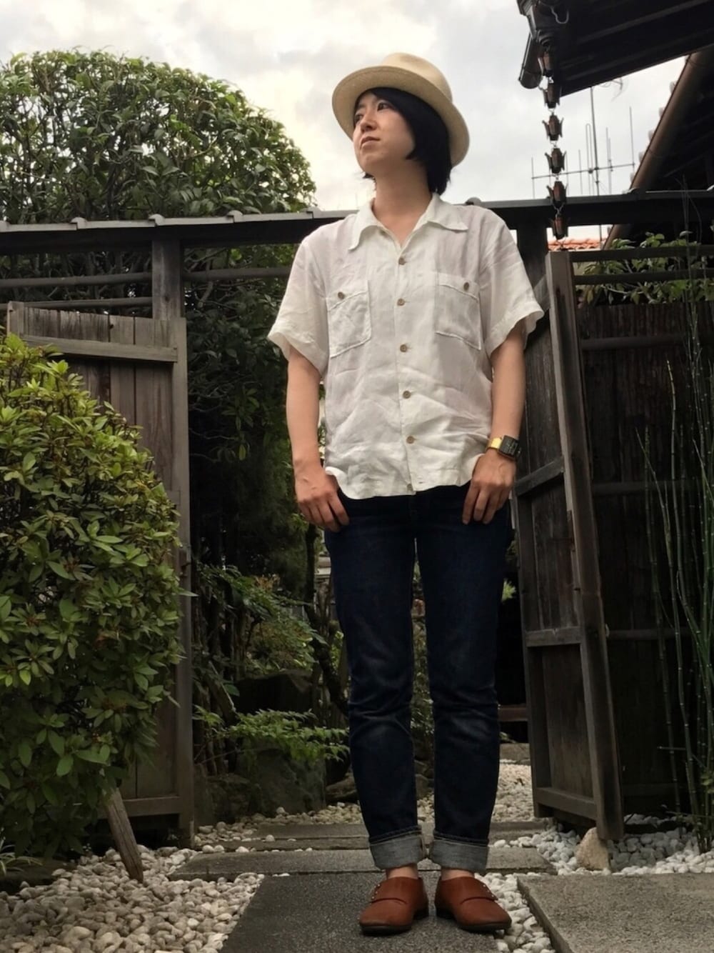 ぷにぷにかなぶん(JAPAN BLUE JEANS児島店)｜SOULIVEのシャツ/ブラウスを使ったコーディネート - WEAR
