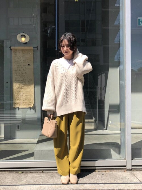 shitomi(mystic梅田EST店)｜mysticのニット/セーターを使ったコーディネート - WEAR