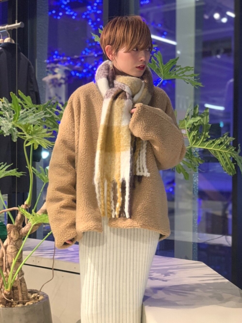 RIHO｜koeのマフラーを使ったコーディネート - WEAR