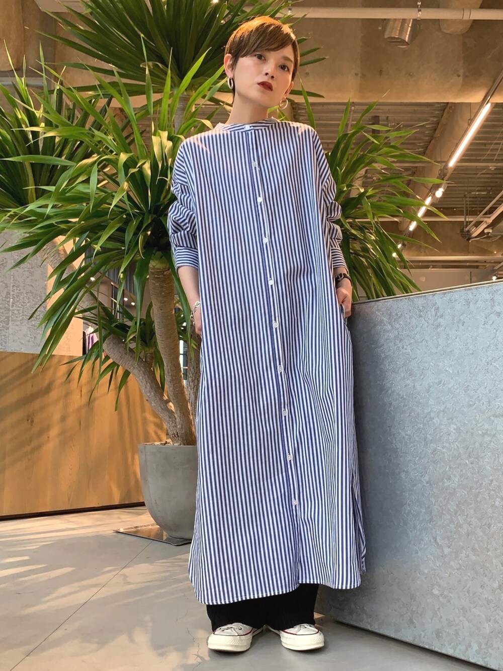 RIHO｜koeのシャツワンピースを使ったコーディネート - WEAR