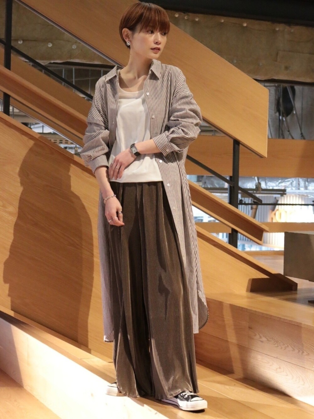 RIHO｜koeのシャツワンピースを使ったコーディネート - WEAR