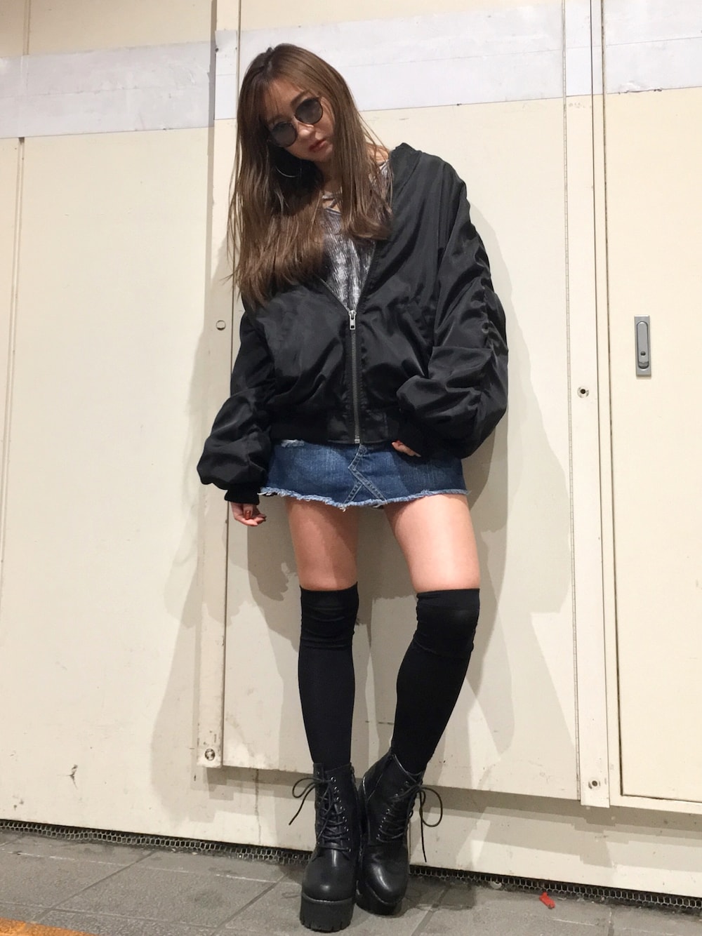 HARUKA(ENVYM)｜ENVYMのMA-1を使ったコーディネート - WEAR