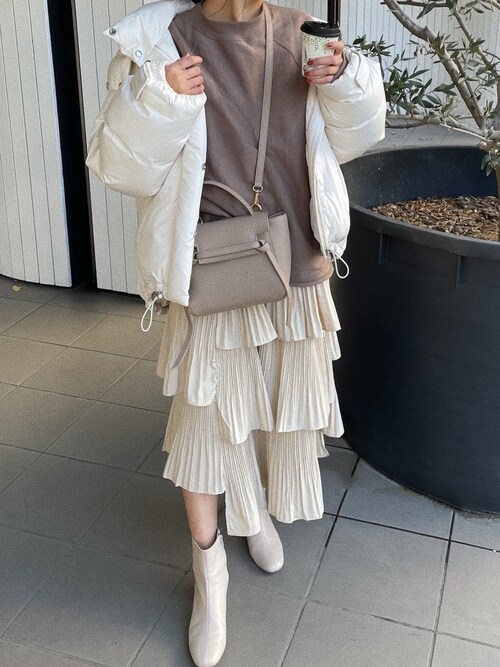 yui｜SNIDELのダウンジャケット/コートを使ったコーディネート - WEAR