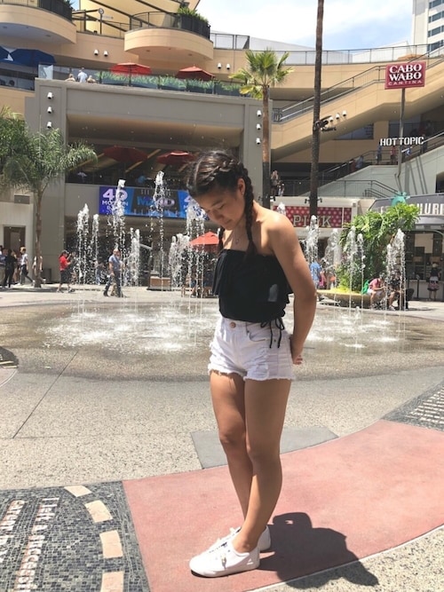 lisa｜Abercrombie&Fitchのチューブトップを使ったコーディネート - WEAR