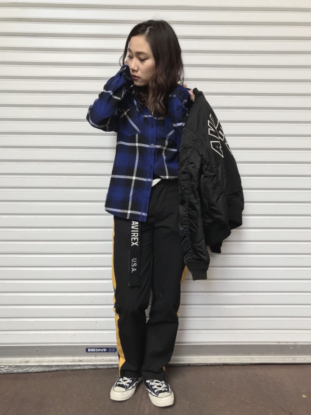 yurika muroi｜AVIREXのシャツ/ブラウスを使ったコーディネート - WEAR