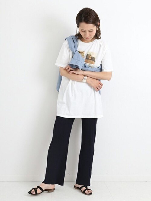 haru(FRAMeWORK 本社)｜FRAMeWORKのTシャツ/カットソーを使ったコーディネート - WEAR