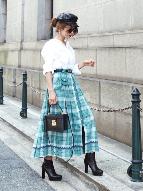 Akane｜Madder vintageのスカートを使ったコーディネート - WEAR