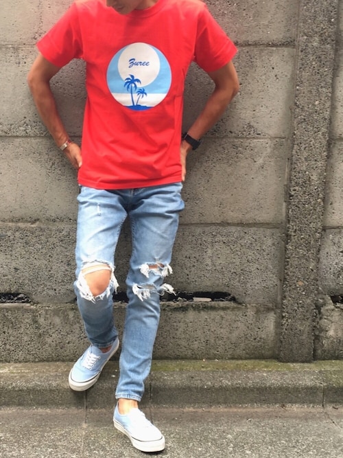 ZUREE（アメカジ&オールドサーフ ZUREE ONLINE STORE）｜Tシャツ・カットソーを使ったコーディネート - WEAR