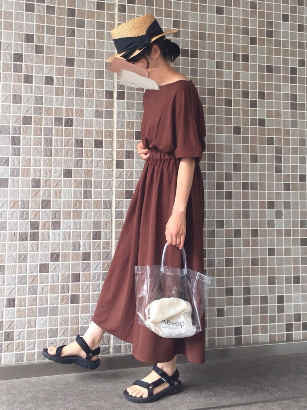 TESCO｜GUのワンピースを使ったコーディネート - WEAR