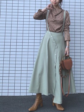 シャツ・ブラウスを使った「ロングスカート」のコーディネート一覧 - WEAR