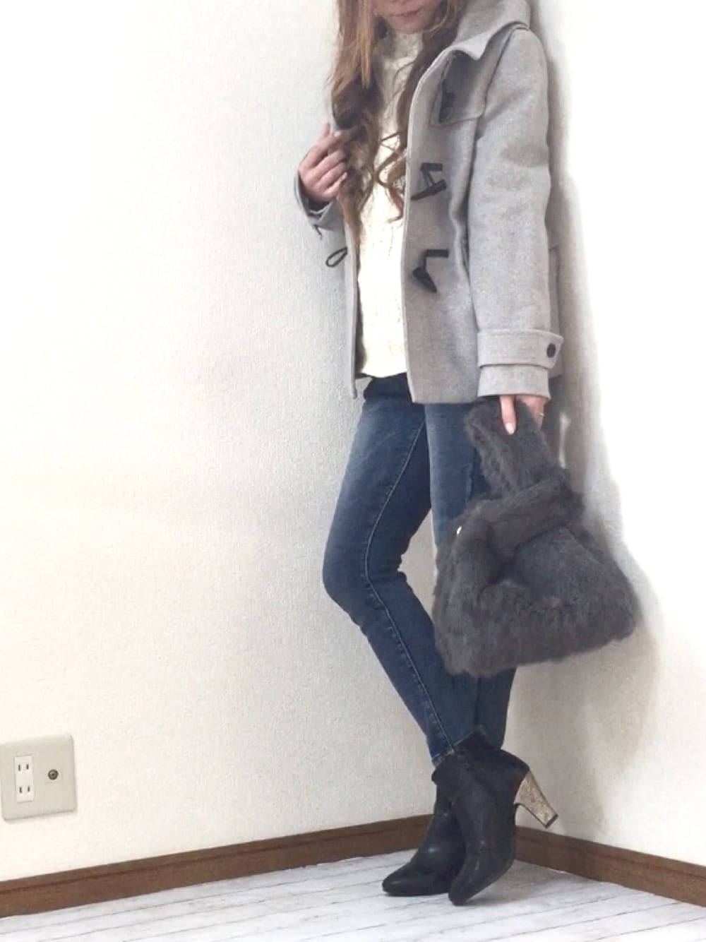 MAYU.HAS｜GUのダッフルコートを使ったコーディネート - WEAR