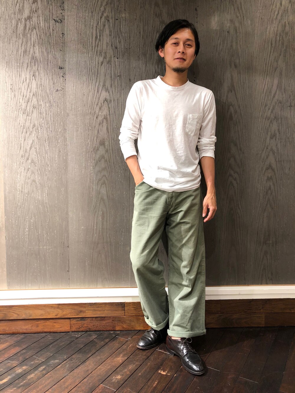 まさのりくん(45R 店舗運営部)｜45RのTシャツ/カットソーを使ったコーディネート - WEAR