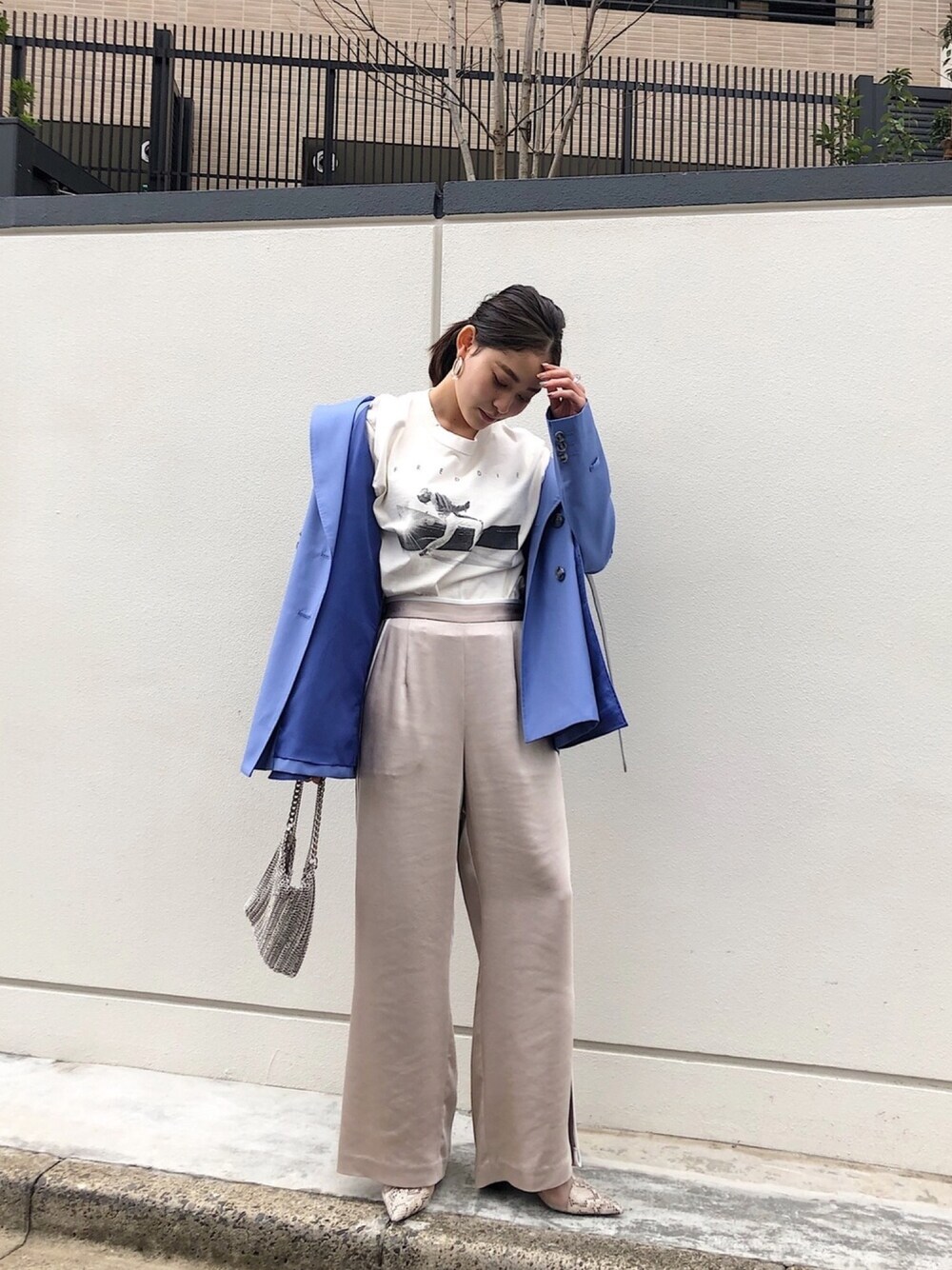 Akane｜AMERIのテーラードジャケットを使ったコーディネート - WEAR