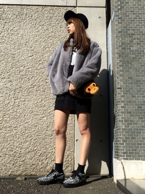 BAPE®LADY(BAPE STORE HARAJUKU)｜A BATHING APEのキャップを使ったコーディネート - WEAR