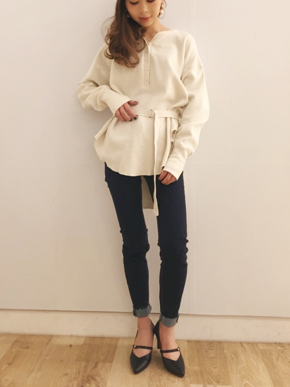 清水夏姫｜OZOCのTシャツ/カットソーを使ったコーディネート - WEAR