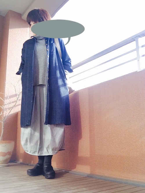 TOCHIE｜シサム工房のシャツワンピースを使ったコーディネート - WEAR