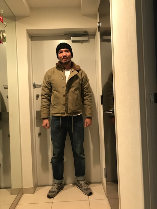 yugo｜sea beesのミリタリージャケットを使ったコーディネート - WEAR