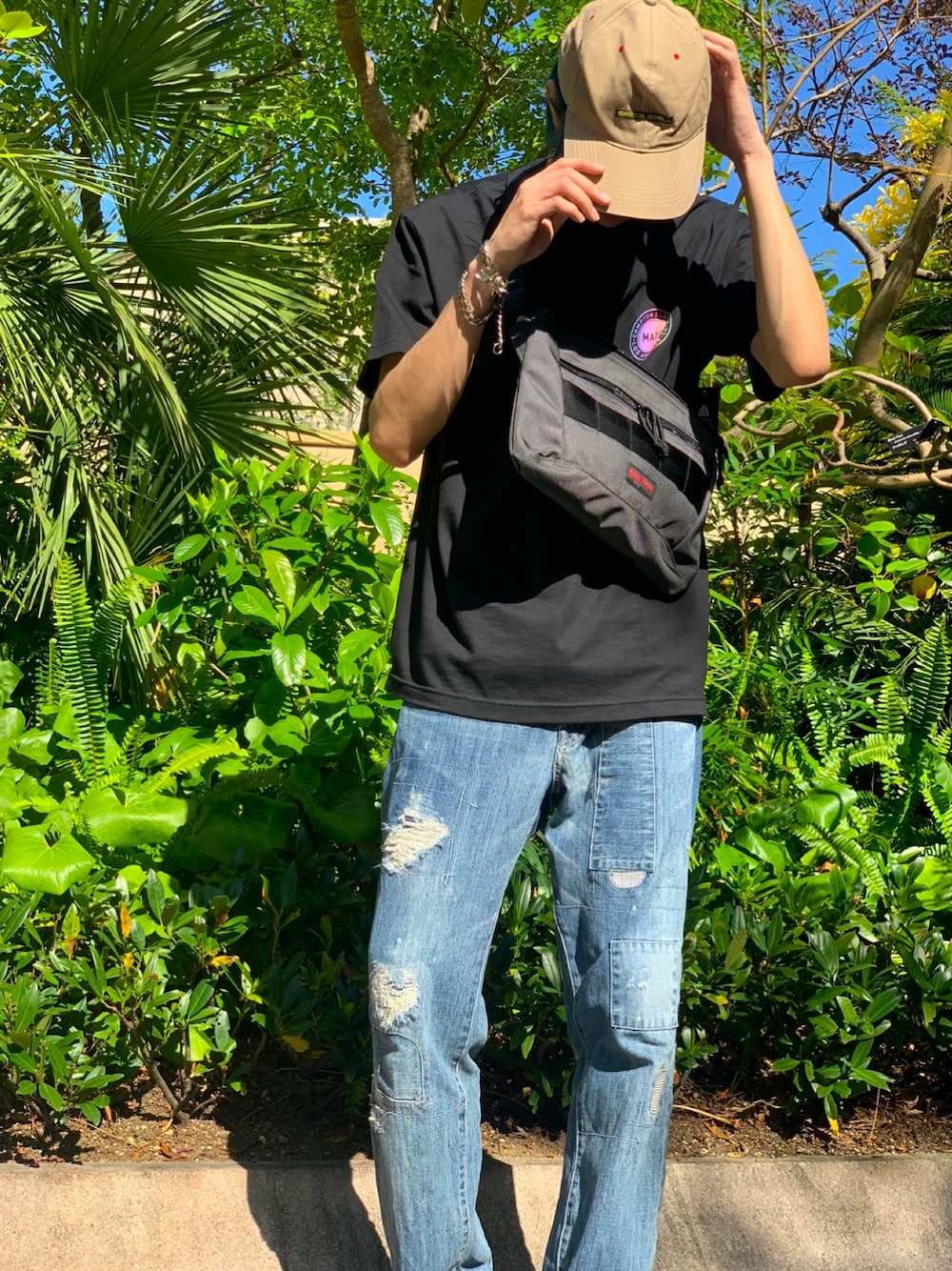 AKKII｜GREEN BOWLのキャップを使ったコーディネート - WEAR