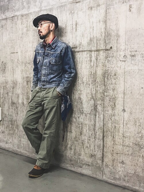 TERRY｜LEVI'S VINTAGE CLOTHINGのデニムジャケットを使ったコーディネート - WEAR
