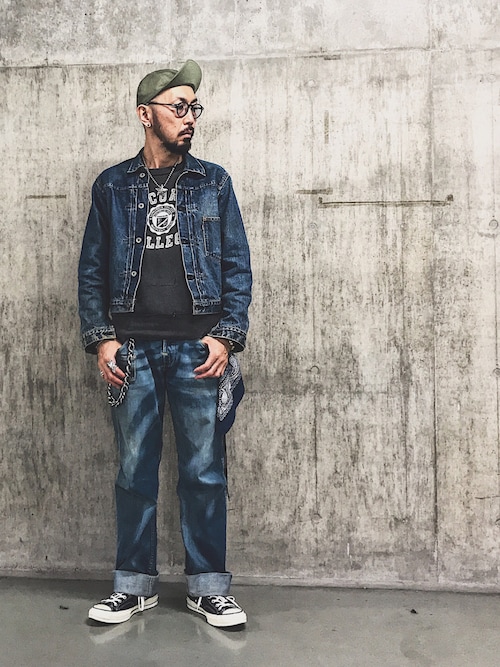 TERRY｜LEVI'S VINTAGE CLOTHINGのデニムジャケットを使ったコーディネート - WEAR