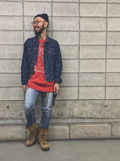 TERRY｜Levi'sのデニムジャケットを使ったコーディネート - WEAR