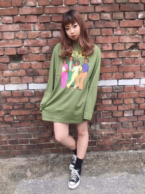 PUNYUS (PUNYUS)｜PUNYUSのTシャツ/カットソーを使ったコーディネート - WEAR