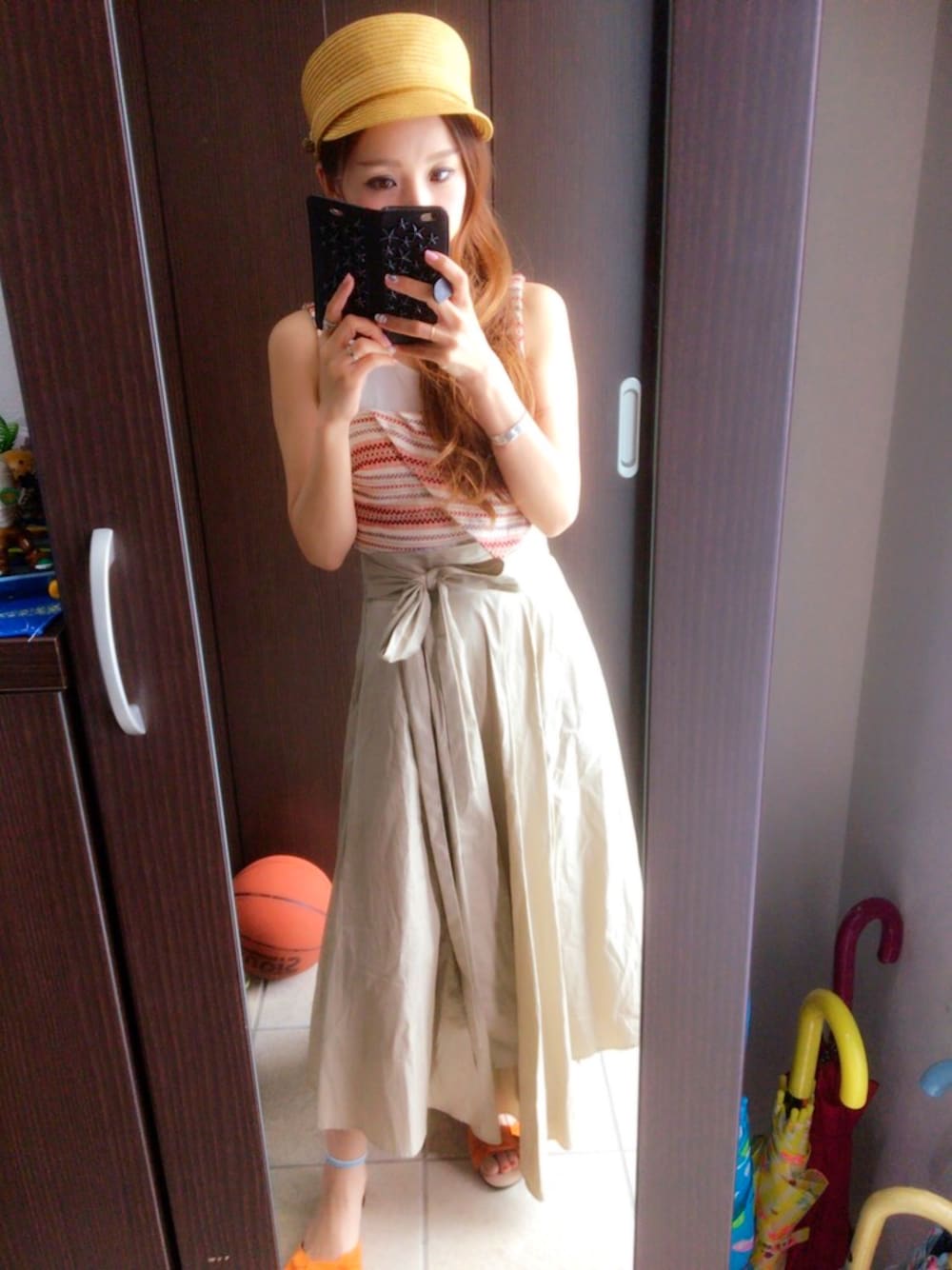 kiiie☺︎｜GLOBAL WORKのキャスケットを使ったコーディネート - WEAR