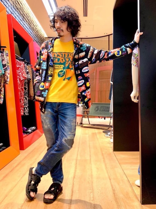 ikechan（HYSTERIC GLAMOUR銀座マロニエゲート店）｜HYSTERIC GLAMOURのパーカーを使ったコーディネート - WEAR