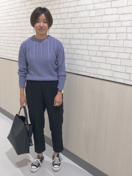 yoshime(Green Parks)｜earth music&ecologyのニット/セーターを使ったコーディネート - WEAR