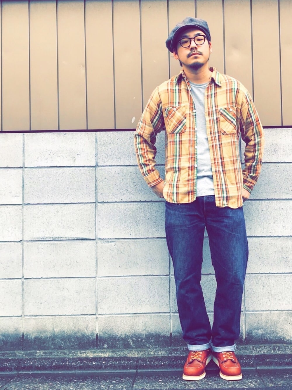 enomon｜70's BIG YANKのシャツ/ブラウスを使ったコーディネート - WEAR