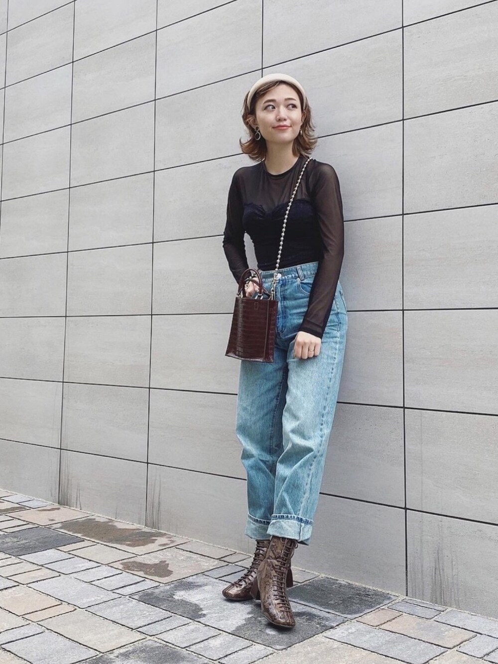 YUKI｜AMERIのTシャツ/カットソーを使ったコーディネート - WEAR