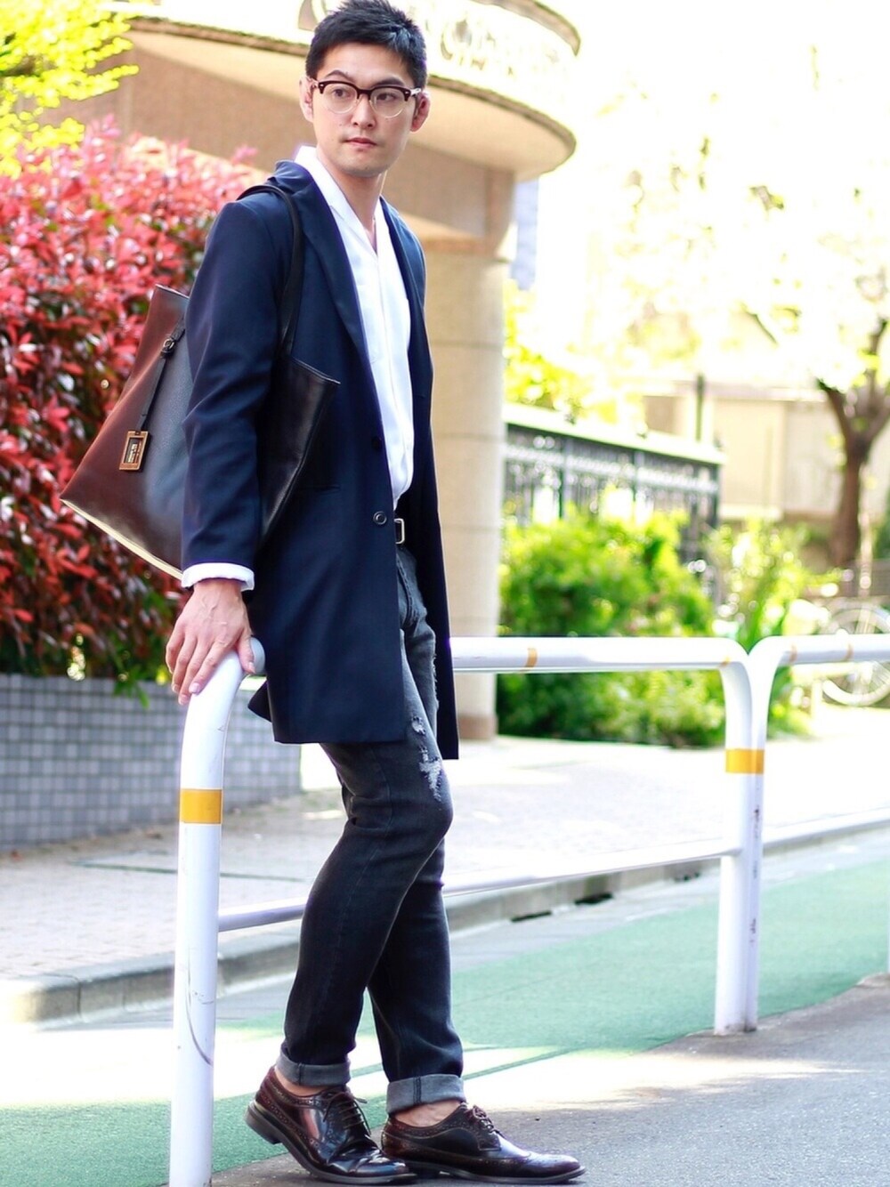 TaK（MONO-MART）｜MONO-MARTのチェスターコートを使ったコーディネート - WEAR