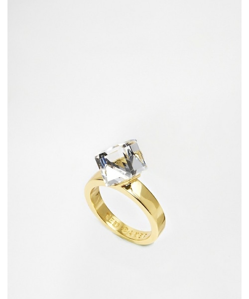 Ted Baker（テッドベーカー）の「Ted Baker Crystal Cube Ring（リング）」 - WEAR