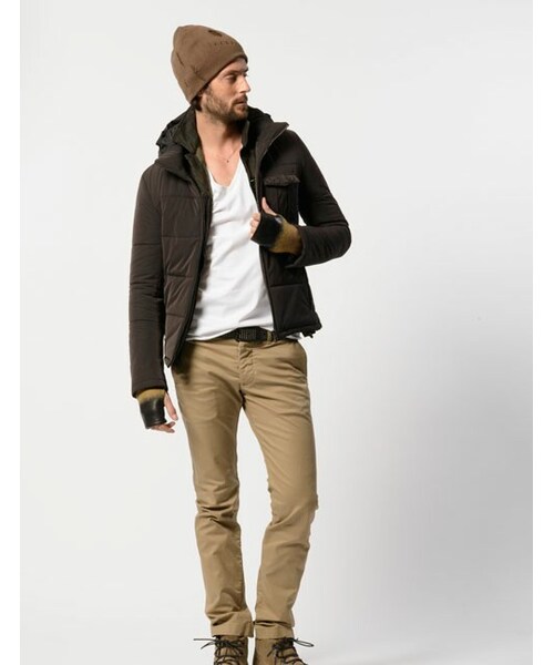 wjk（ダヴルジェイケイ）の「zip hooded shrape（ジャケット/アウター）」 - WEAR