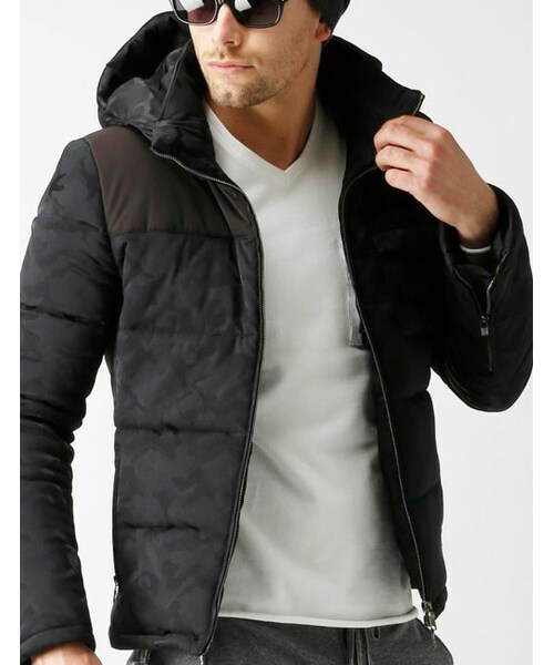 wjk（ダヴルジェイケイ）の「zip hooded shrape（）」 - WEAR