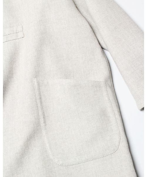 45R（フォーティファイブアール）の「メリノ二重織ハーフコート