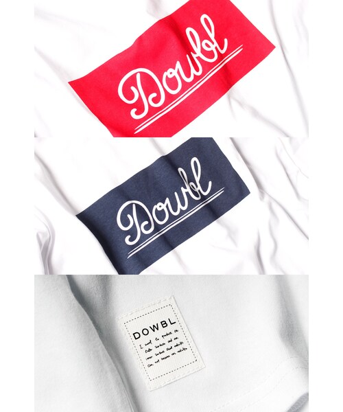 DOWBL（ダブル）の「BOXロゴロンTee【全2色】（）」 - WEAR