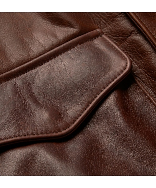 schott（ショット）の「Schott A2 Leather Flight Jacket（ライダースジャケット）」 - WEAR