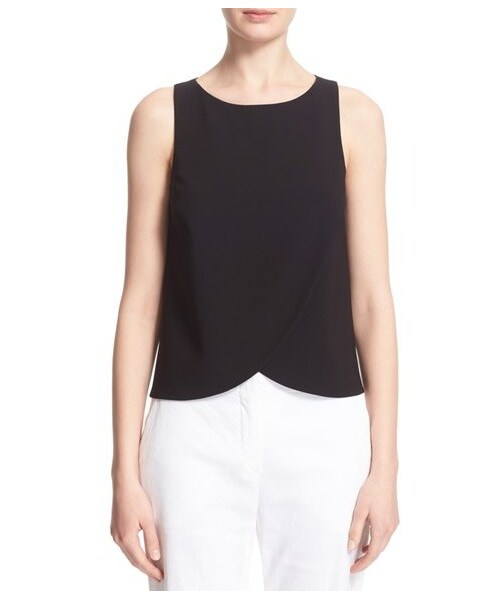 Theory（セオリー）の「Theory 'Mintorey' Sleeveless Crepe Shell（トップス）」 - WEAR