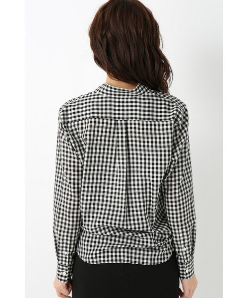 IENA（イエナ）の「ギンガムチェック カシュクールシャツ（）」 - WEAR