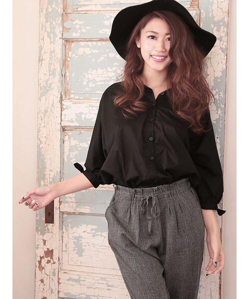 Ninarobe（ニーナローブ）の「【Nina-ニーナ-】ドルマン7分袖ブラウス(2colors)【9802-1/難波サキ/久保葉月】（シャツ ...