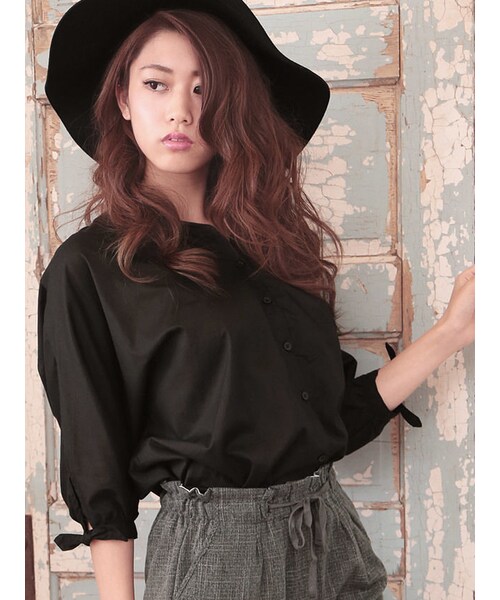 Ninarobe（ニーナローブ）の「【Nina-ニーナ-】ドルマン7分袖ブラウス(2colors)【9802-1/難波サキ/久保葉月】（シャツ ...