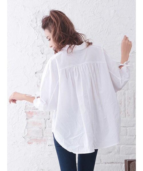 Ninarobe（ニーナローブ）の「【Nina-ニーナ-】ドルマン7分袖ブラウス(2colors)【9802-1/難波サキ/久保葉月】（シャツ ...