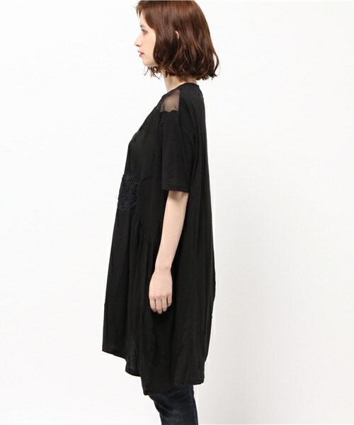 gomme（ゴム）の「Bウェイブチュニック（ワンピース）」 - WEAR