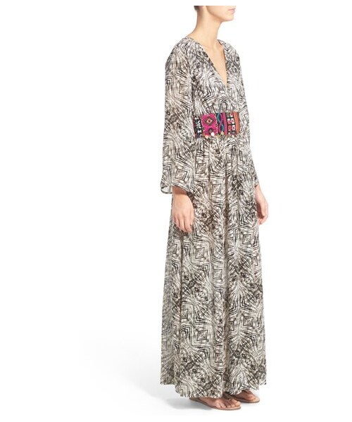 VOLCOM（ボルコム）の「Volcom 'Deep South' Print Embroidered Maxi Dress（ワンピース ...